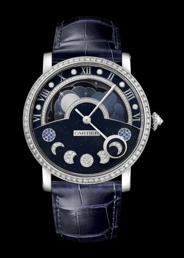 Cartier, Rotonde de Cartier Day/Night Retrograde Moon Phases - Time ...