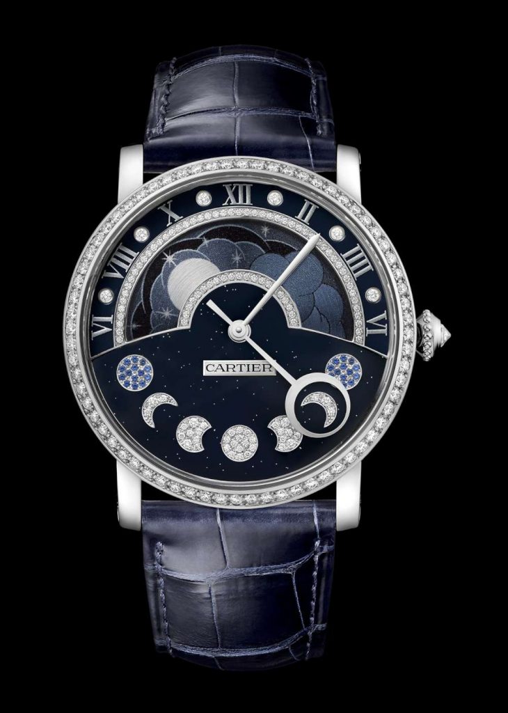 Cartier, Rotonde de Cartier Day/Night Retrograde Moon Phases - Time ...